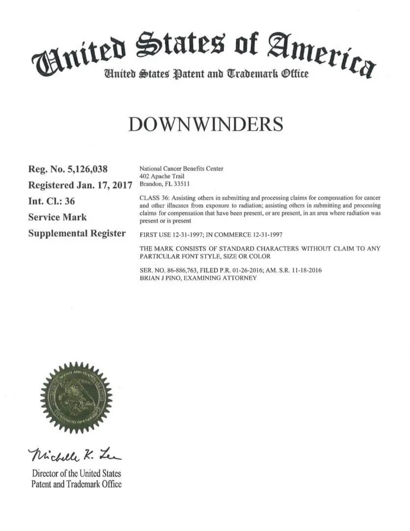 Registered Trademark | Downwinders® Claims